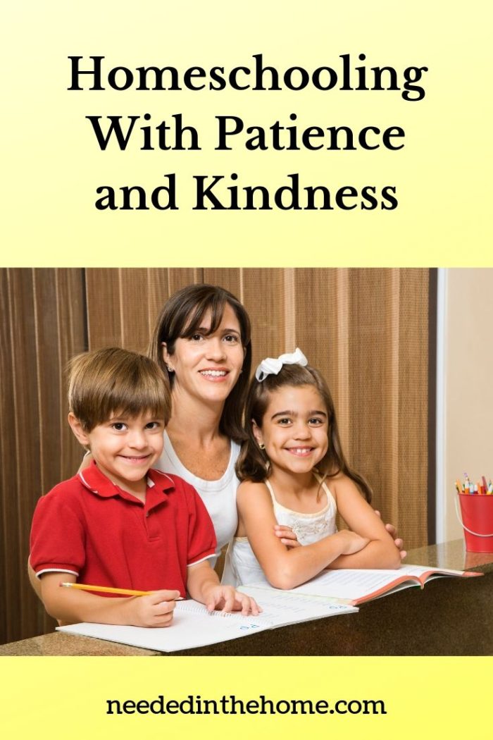 Homeschooling With Patience and Kindness - NeededInTheHome