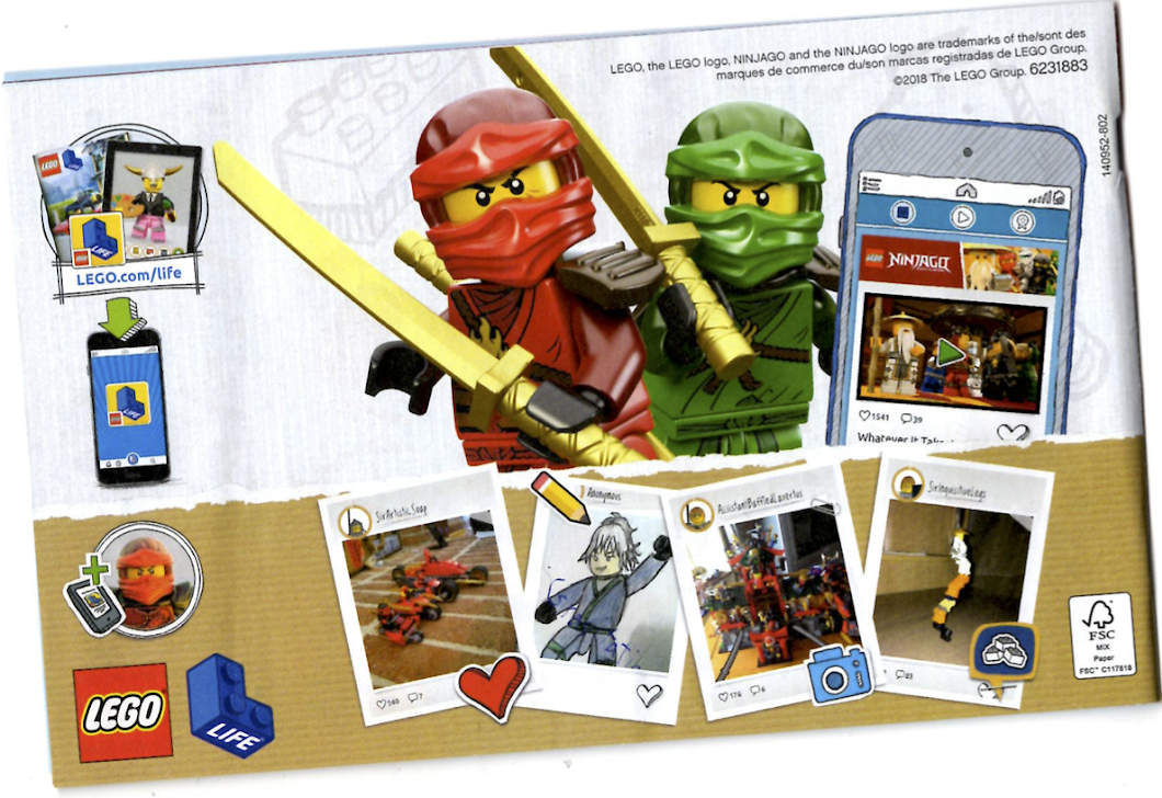 Art Featured In Lego Instruction Manual