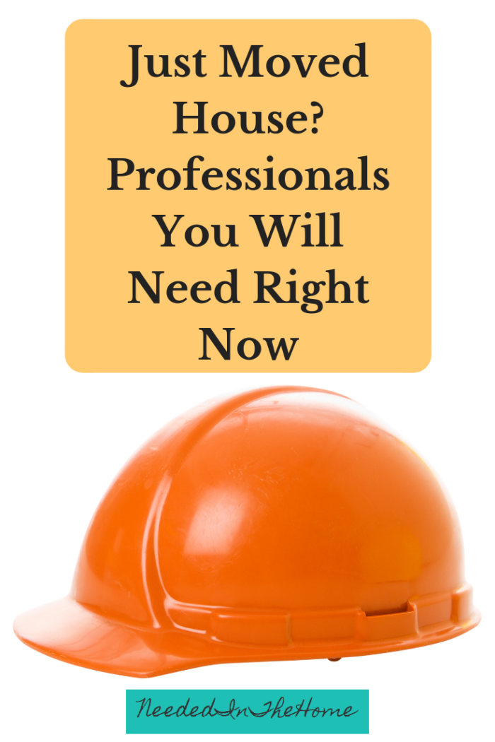 Just Moved House? Professionals You Will Need Right Now