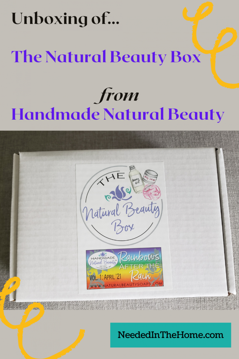 Unboxing of The Natural Beauty Box from Handmade Natural Beauty