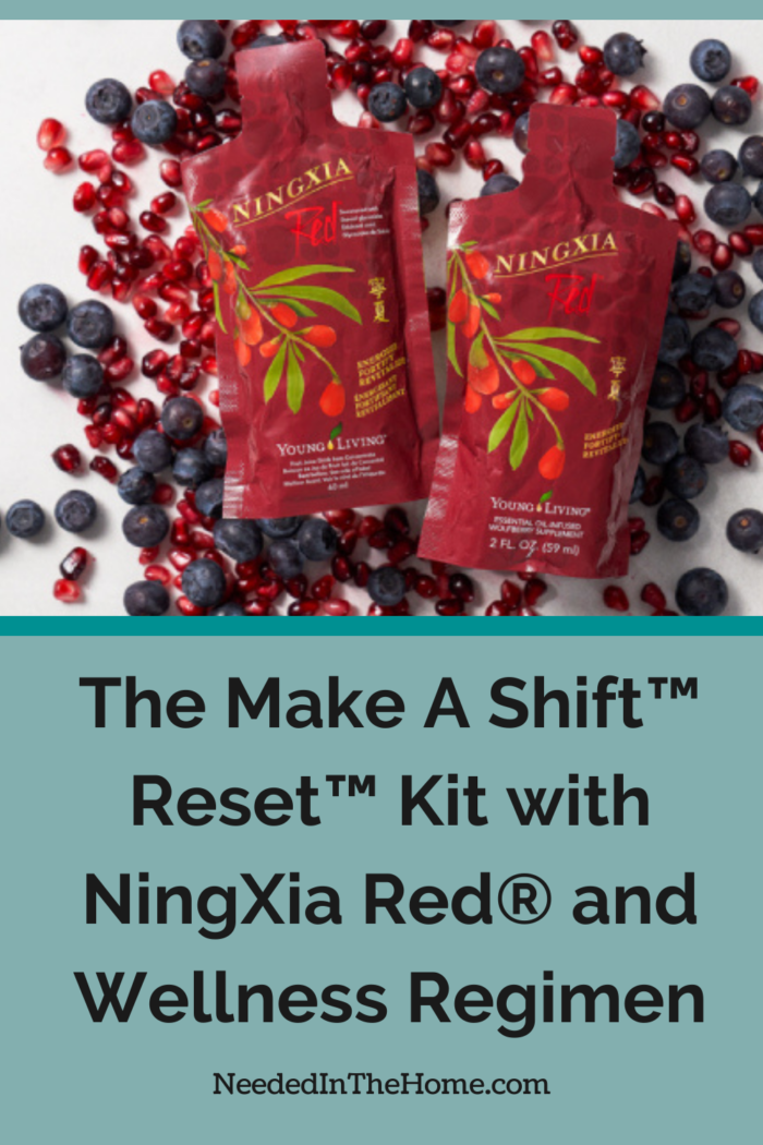 The Make A Shift™ Reset™ Kit with NingXia Red® and Wellness Regimen ...