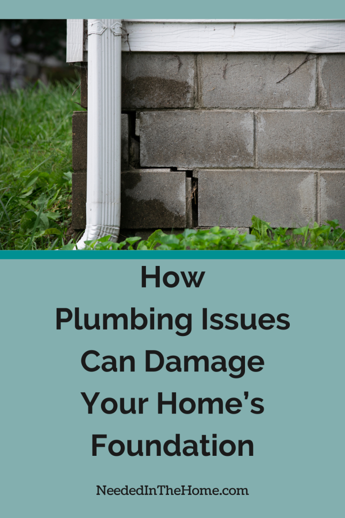 How Plumbing Issues Can Damage Your Home’s Foundation - NeededInTheHome