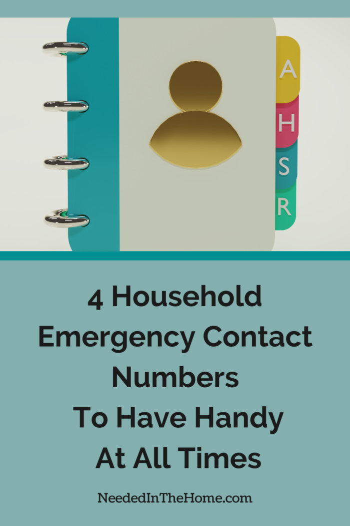 4 Household Emergency Contact Numbers To Have Handy