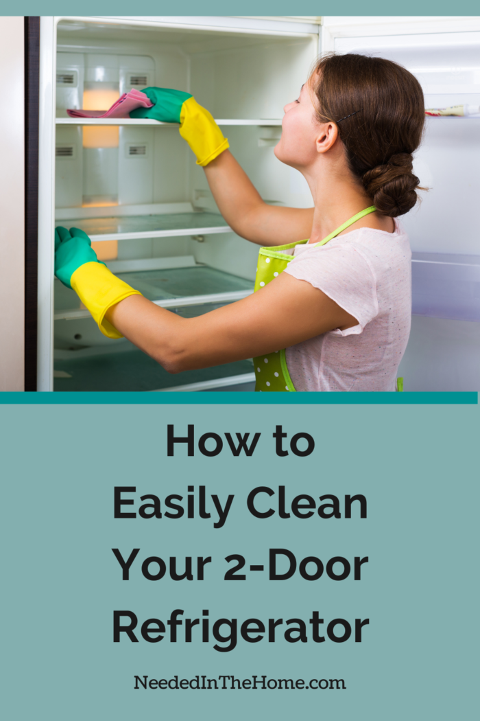 How to Easily Clean Your 2-Door Refrigerator - NeededInTheHome