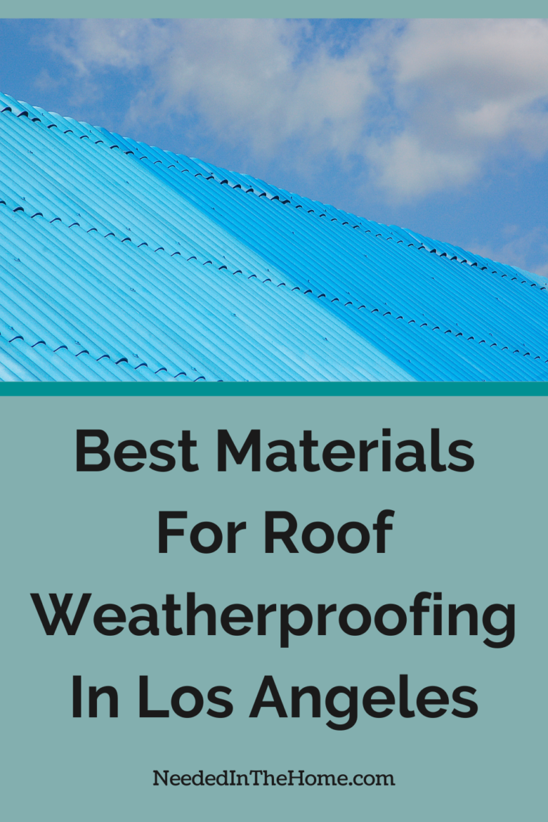 Best Materials For Roof Weatherproofing