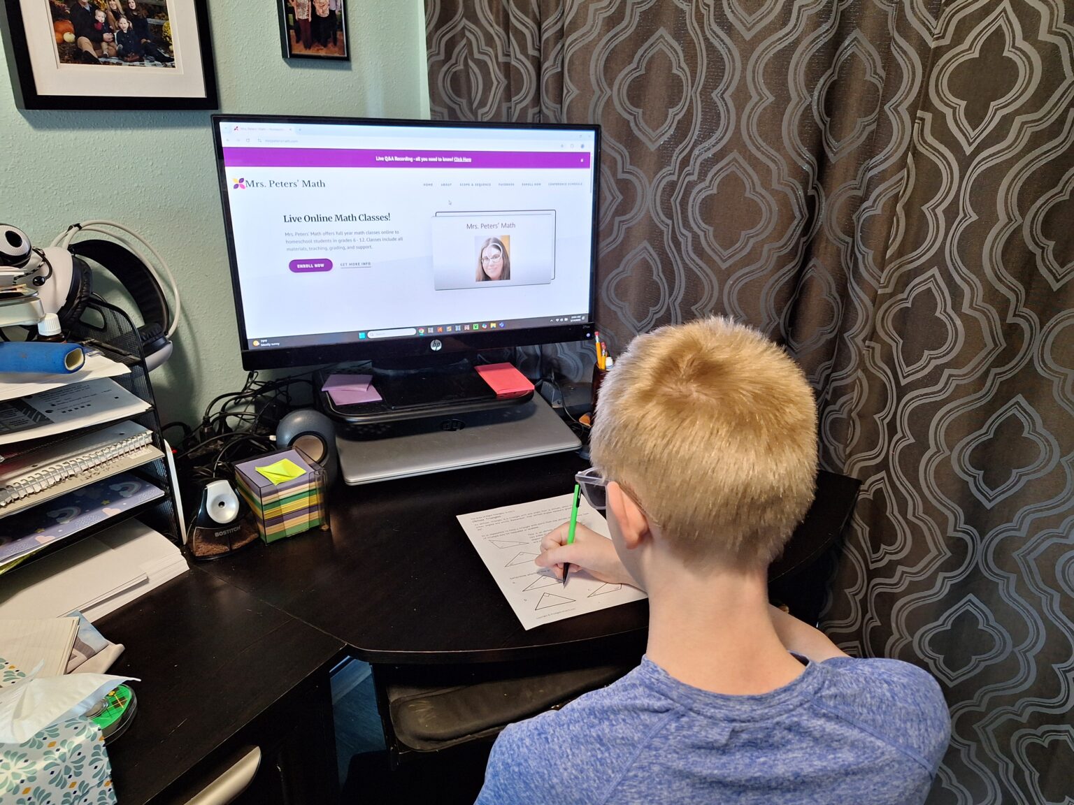 Product Review of Mrs. Peters' Math Online Live Classes - NeededInTheHome