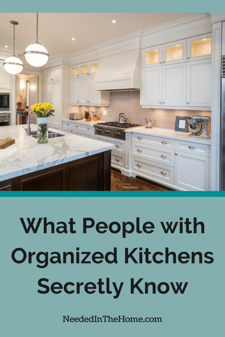 Here’s What People with Organized Kitchens Secretly Know - NeededInTheHome